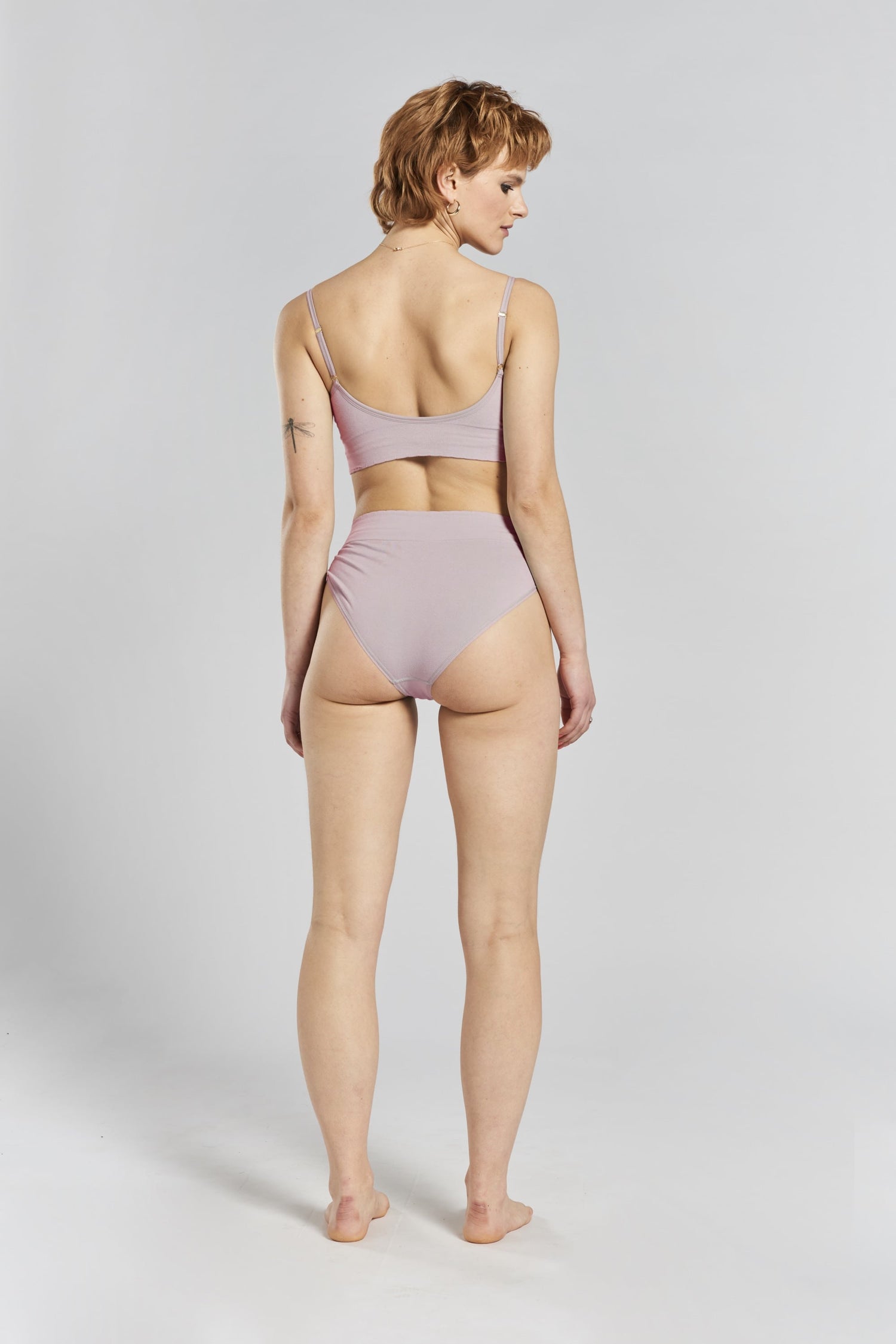 Asagao seamless stretch-bamboo briefs - Blossom Lilac – Peachaus