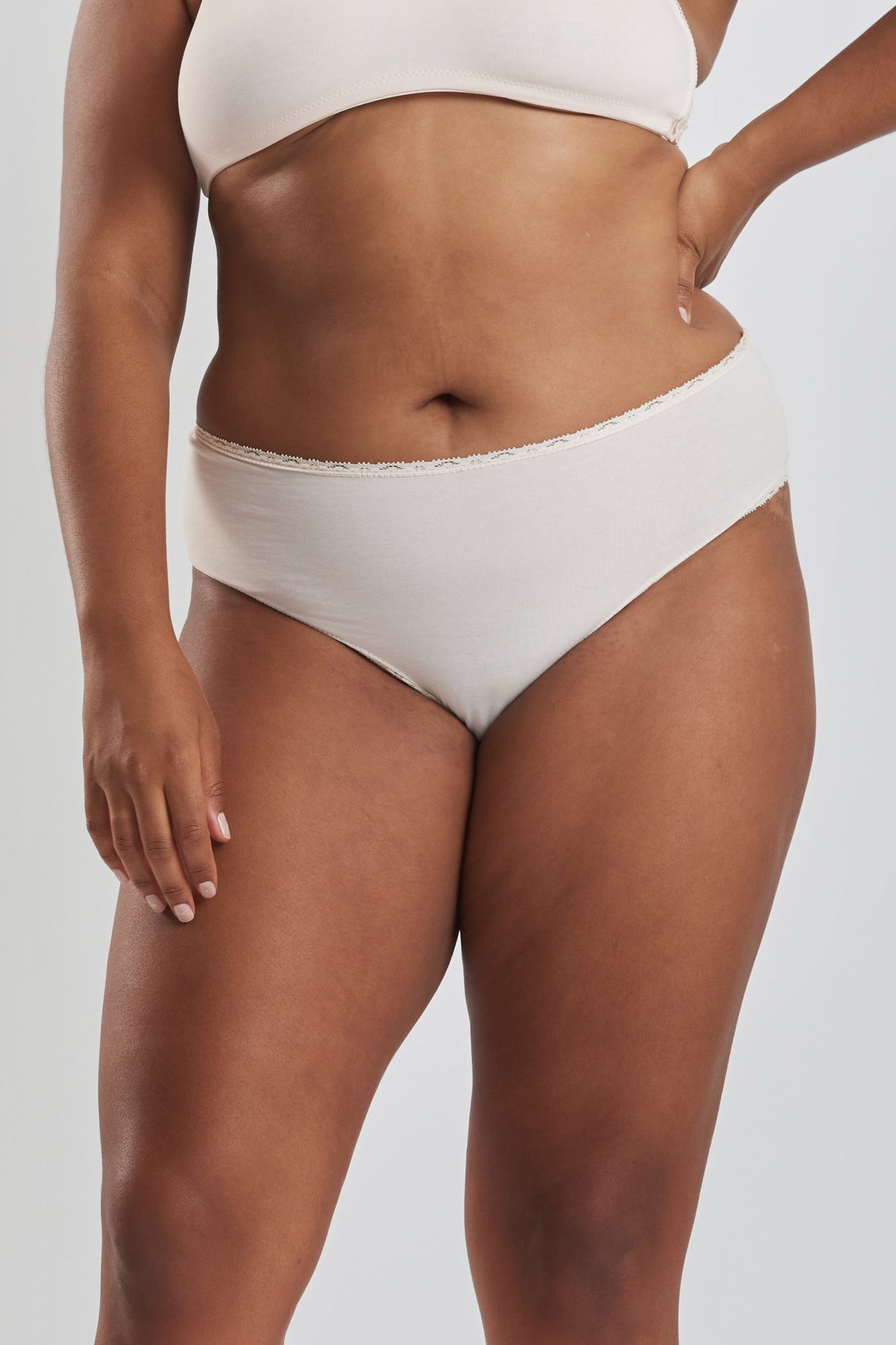 Peachaus women's brazilian knickers peach organic cotton - Birch Shoreline Peach - Ethical and ...